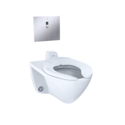 Commercial Flushometer Ultra-High Efficiency Toilet, 1.0 GPF, Elongated ...