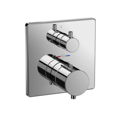 Thermostatic Mixing Valve with Volume Control Trim - Square | TOTO USA